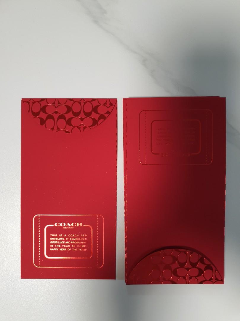 limited edition Coach red packet year 2022, Hobbies & Toys, Stationery ...