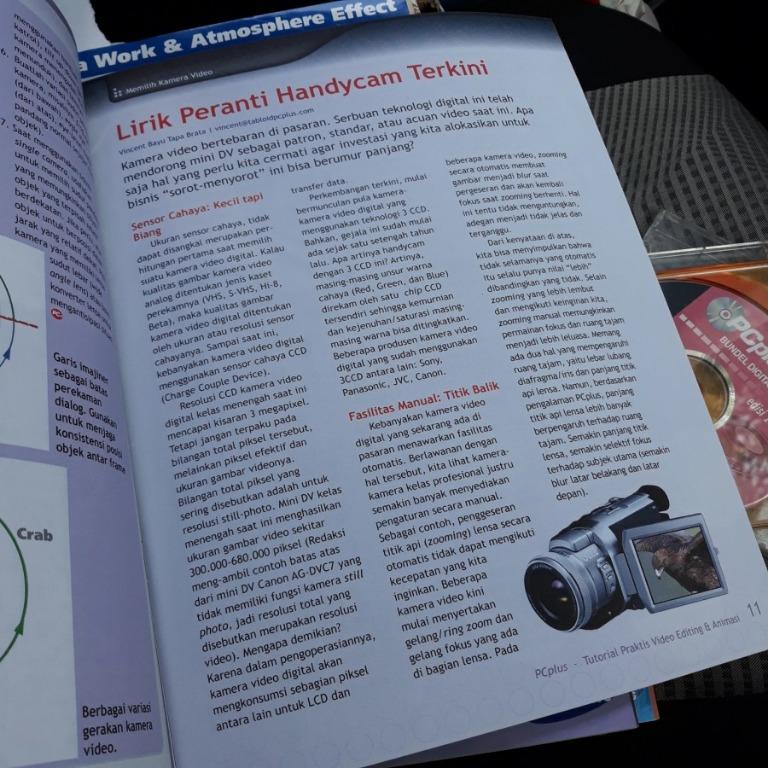 Majalah PC Plus Edisi Tutorial Video Editing & Animasi + CD, Buku ...