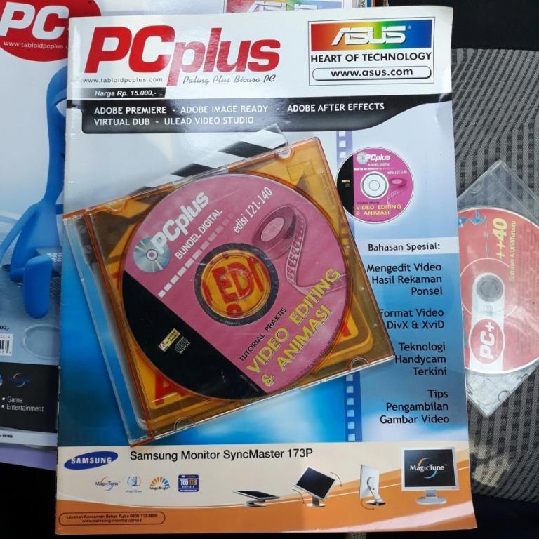 Majalah PC Plus Edisi Tutorial Video Editing & Animasi + CD, Buku ...