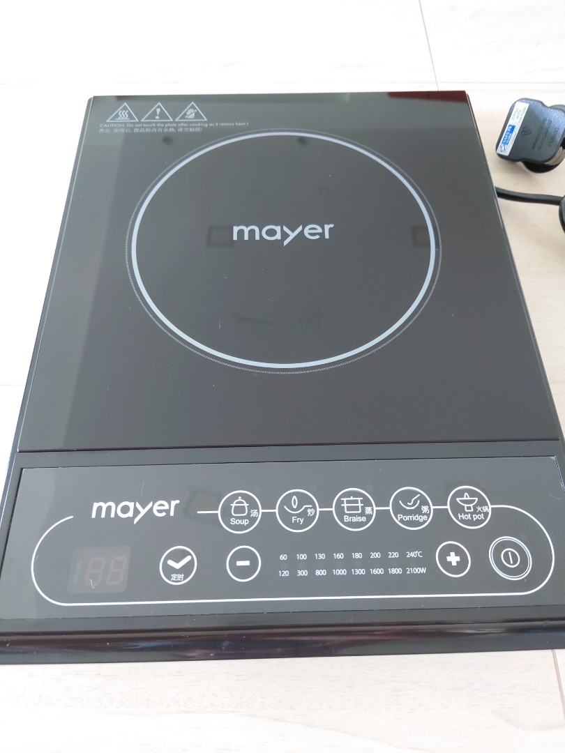 Mayer induction cooker MMIC28, TV & Home Appliances, Kitchen Appliances ...