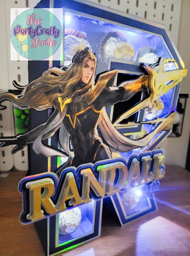 Mobile Legends - Customise 3D letter chocolate gift box, Food & Drinks ...