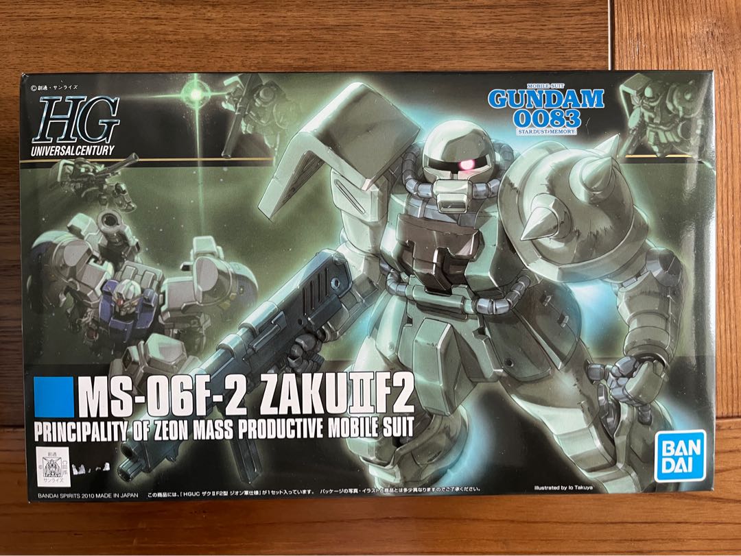MS-06F-2 Zaku II F2 Gundam 0083 高達0083星塵回憶 渣古二 新版 Bandai, 興趣及遊戲, 玩具 & 遊戲類 - Carousell