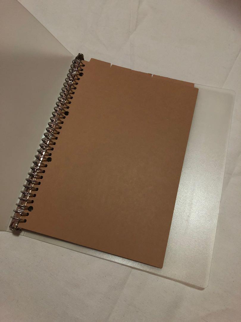 Repruced Authentic Muji Binder, Hobbies & Toys, Stationary & Craft ...