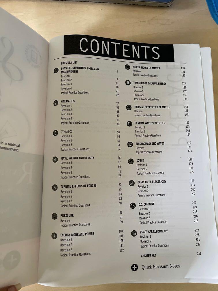 N Level Physics Revision Notes Book, Hobbies & Toys, Books & Magazines ...