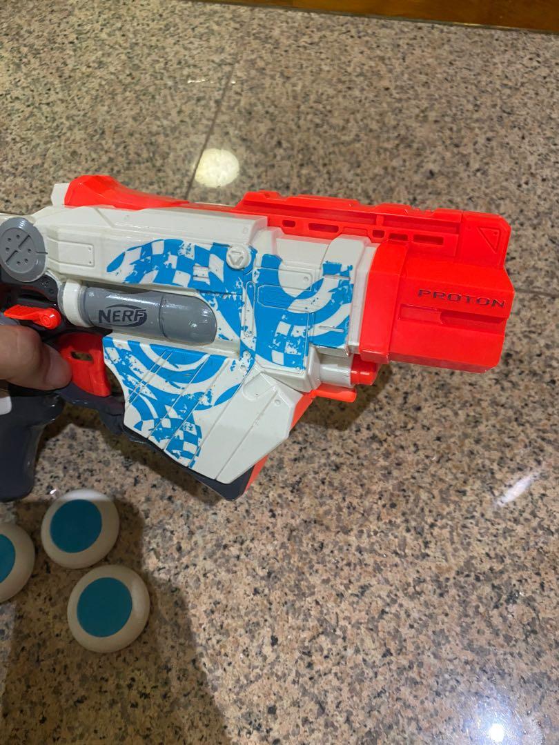 nerf gun, disc blaster, Hobbies & Toys, Toys & Games on Carousell