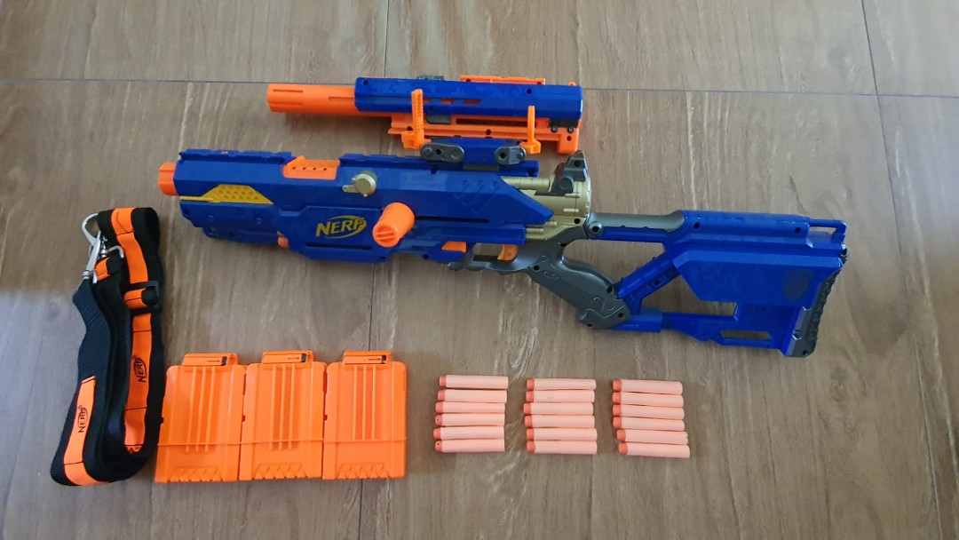 Nerf Long Strike CS-6, Hobbies & Toys, Toys & Games on Carousell