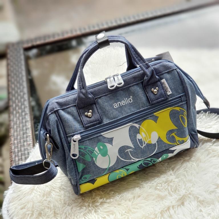 Original Anello Japan Limited Edition Mini Crossbody Bag - Denim, Women ...