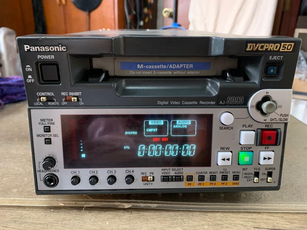 Panasonic DVCPRO 50 Player Recorder, Photography, Video Cameras on ...