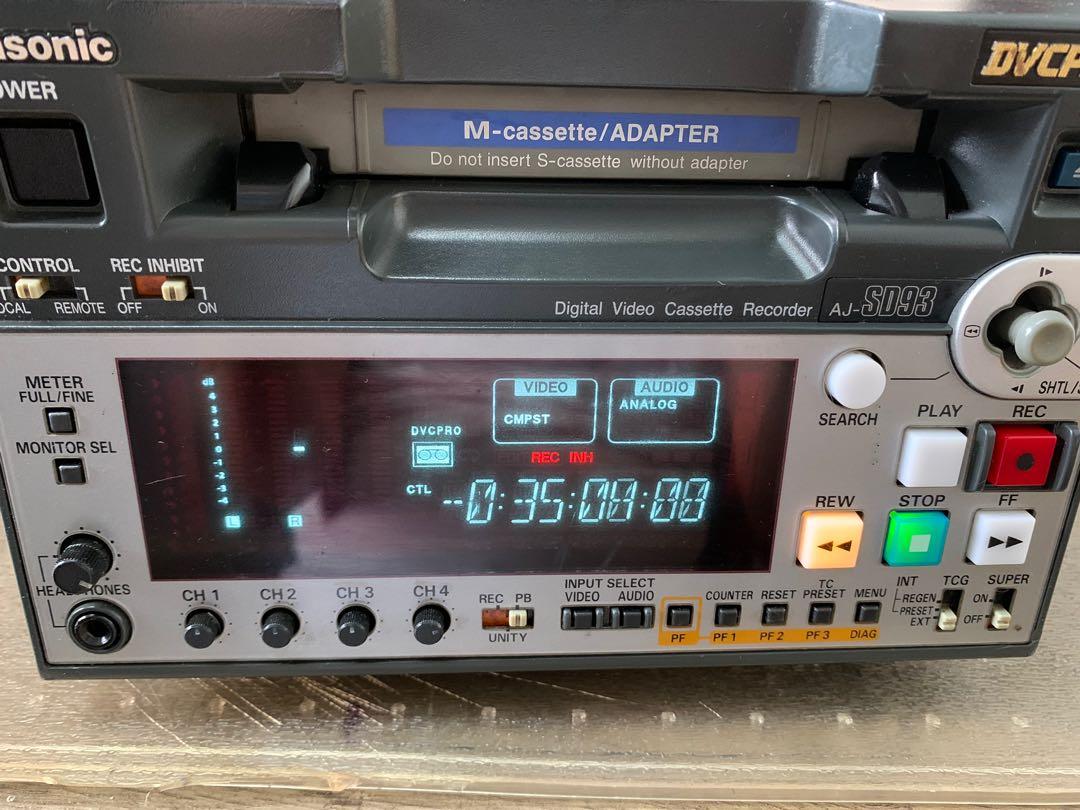 Panasonic DVCPRO 50 Player Recorder, Photography, Video Cameras on ...