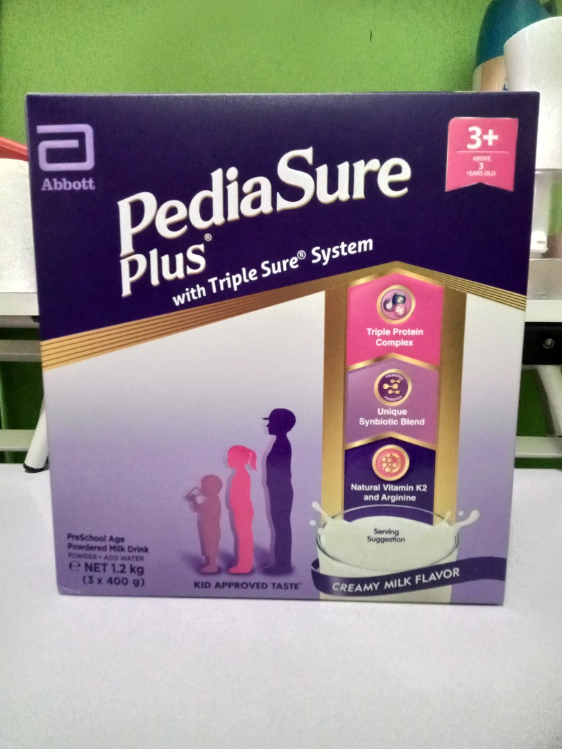 Pediasure Plus 3+ Creamy Milk 1.2kg, Babies & Kids, Nursing & Feeding ...