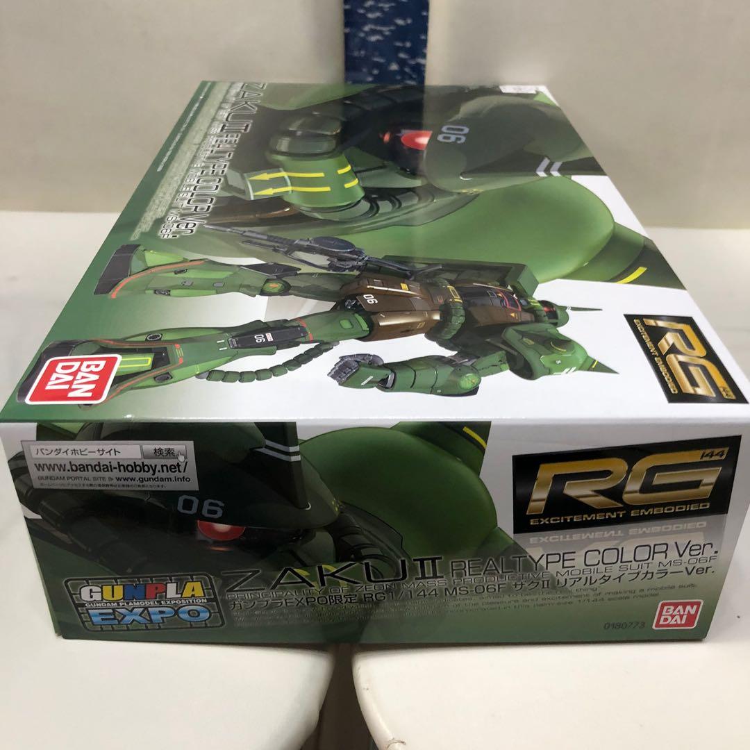 (可交換其他PB RG )機動戰士高達RG GUNDAM 1/144 UC 0079 ZAKU II REALTYPE COLOR VER ...