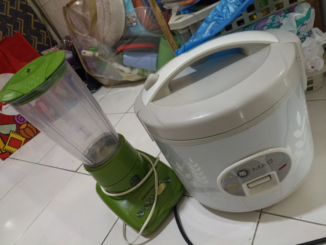 rice cook dan mesin blender, TV & Home Appliances, Kitchen Appliances ...