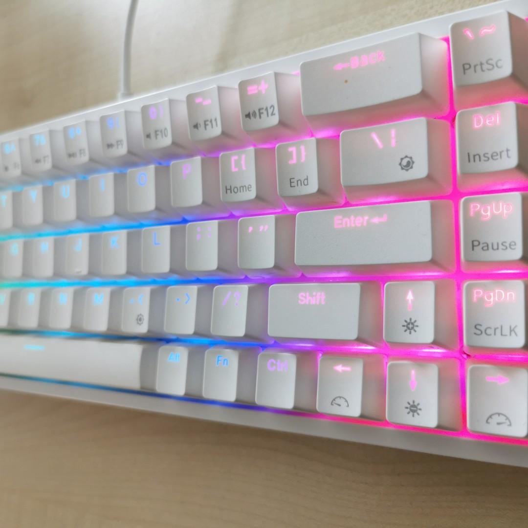 RK68 / RK837 Royal Kludge 3 Modes RGB Red Switch - Bluetooth / 2.4Ghz ...