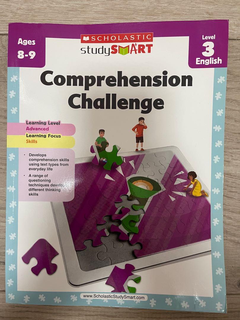 Scholastic Comprehension Challenge Level 3 English, 興趣及遊戲, 書本 & 文具, 書本及 ...