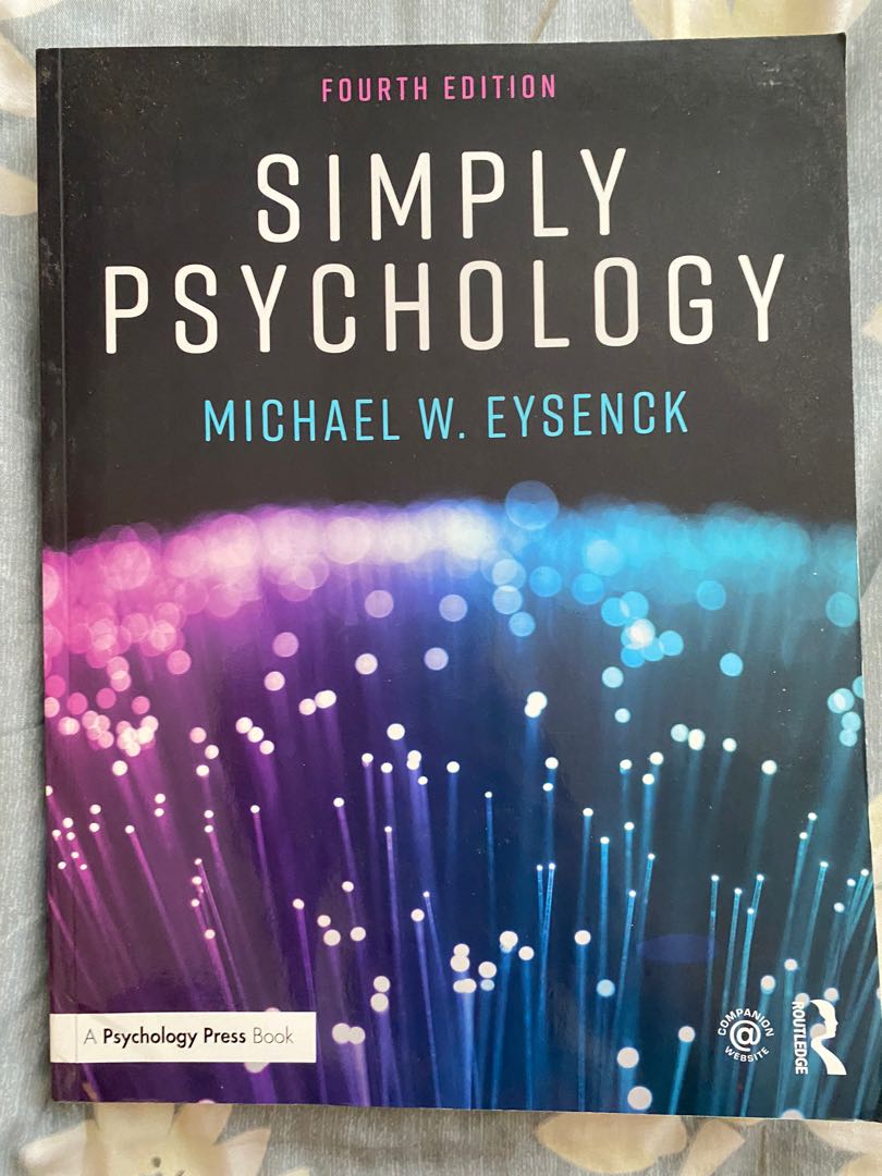 Simply Psychology 4th edition by Michael W. Eysenck, Hobbies & Toys ...