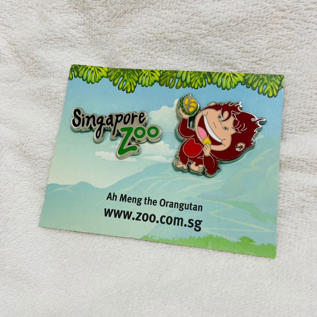Singapore Zoo Orangutan Pin, Hobbies & Toys, Stationery & Craft, Other ...