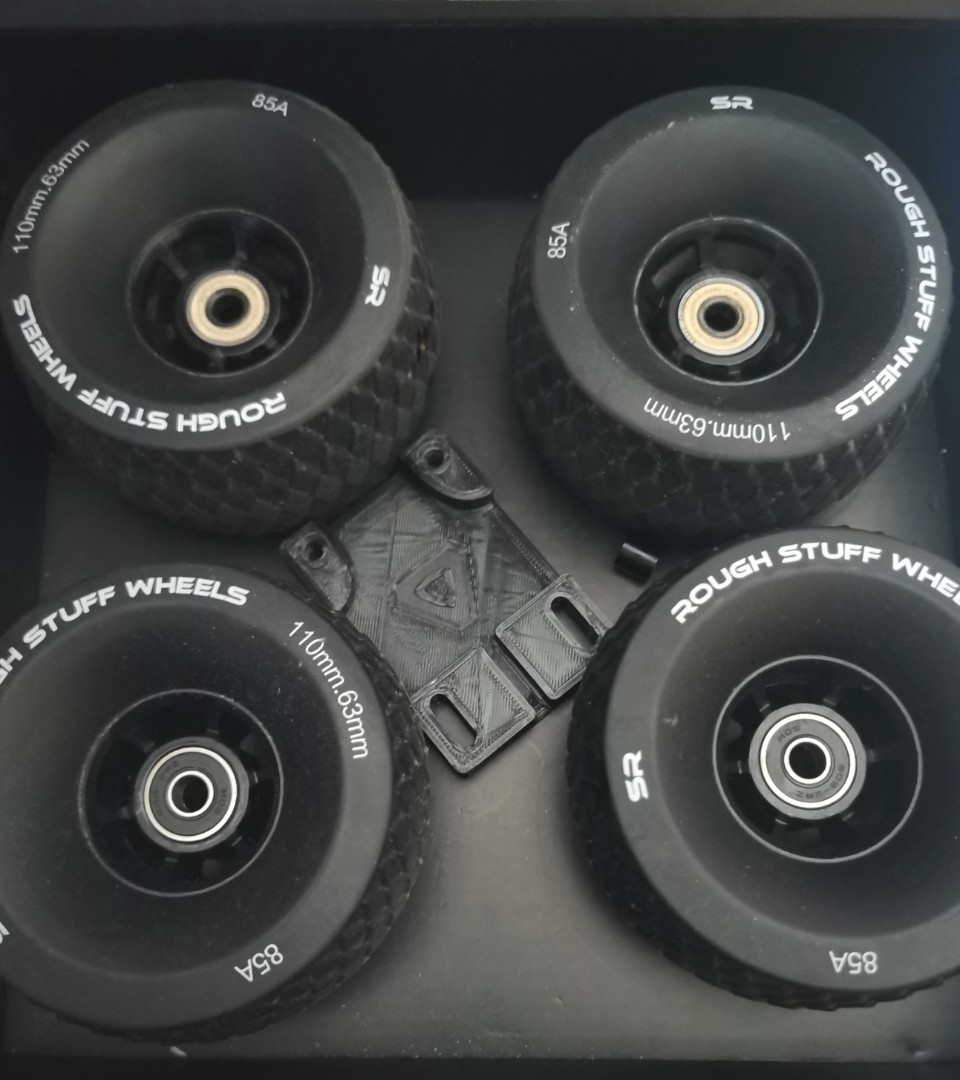Skateboard 110mm size by Rough stuff wheels, Sports Equipment, PMDs, E ...