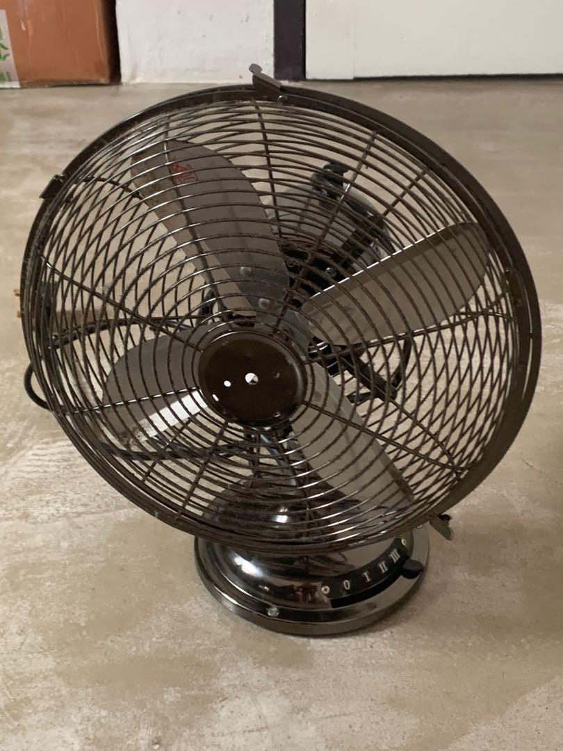 Sona Antique Metal Fan 12 inch, Furniture & Home Living, Lighting ...