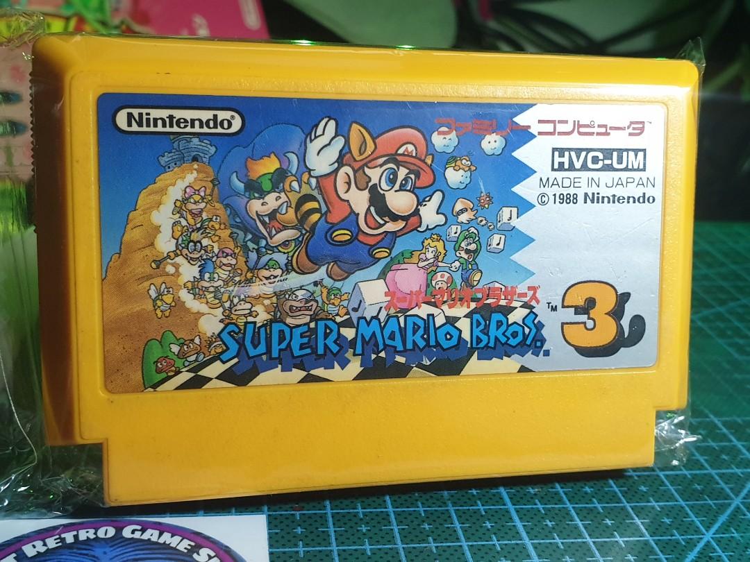 Super Mario Bros 3 Family Computer Famicom original game, Video Gaming ...