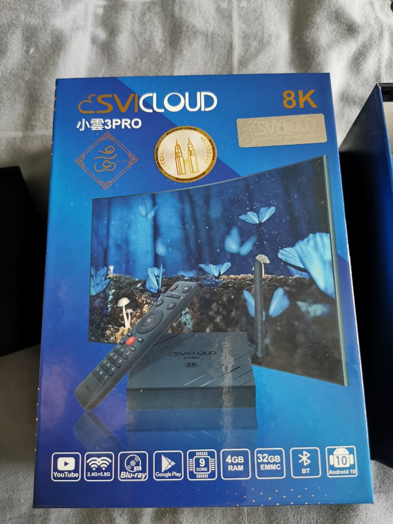 SVICLOUD 3PRO 8K TV BOX, TV & Home Appliances, TV & Entertainment, Blu ...