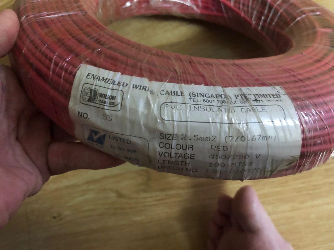 Tai Sin PVC electrical wiring / cables / wires (stock updated 23jan2022 ...