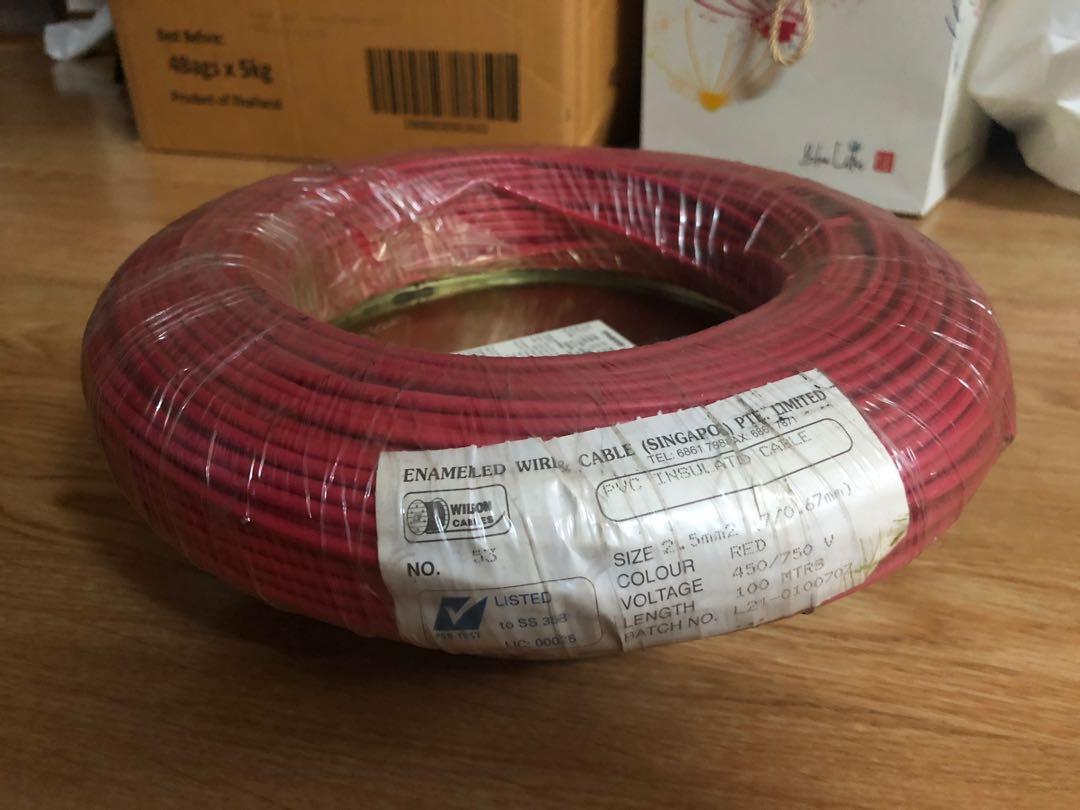 Tai Sin PVC electrical wiring / cables / wires (stock updated 23jan2022 ...