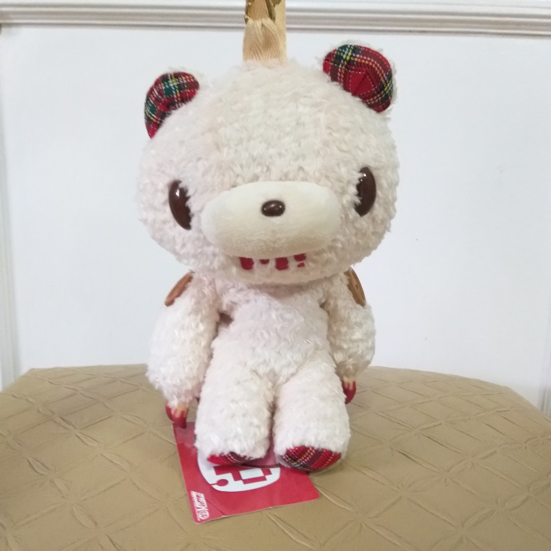 Taito Chax Gloomy Bear Cream Plaid Stuffed Plush Toy, Hobbies & Toys ...