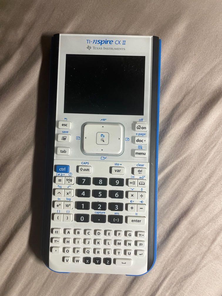 Ti-nspire CX ii Graphing calculator GDC for IBDP math, Hobbies & Toys ...
