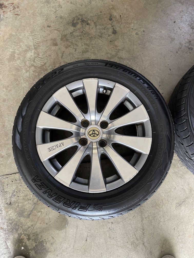 Toyota Used 15 Inch Rims, Car Accessories, Tyres & Rims on Carousell