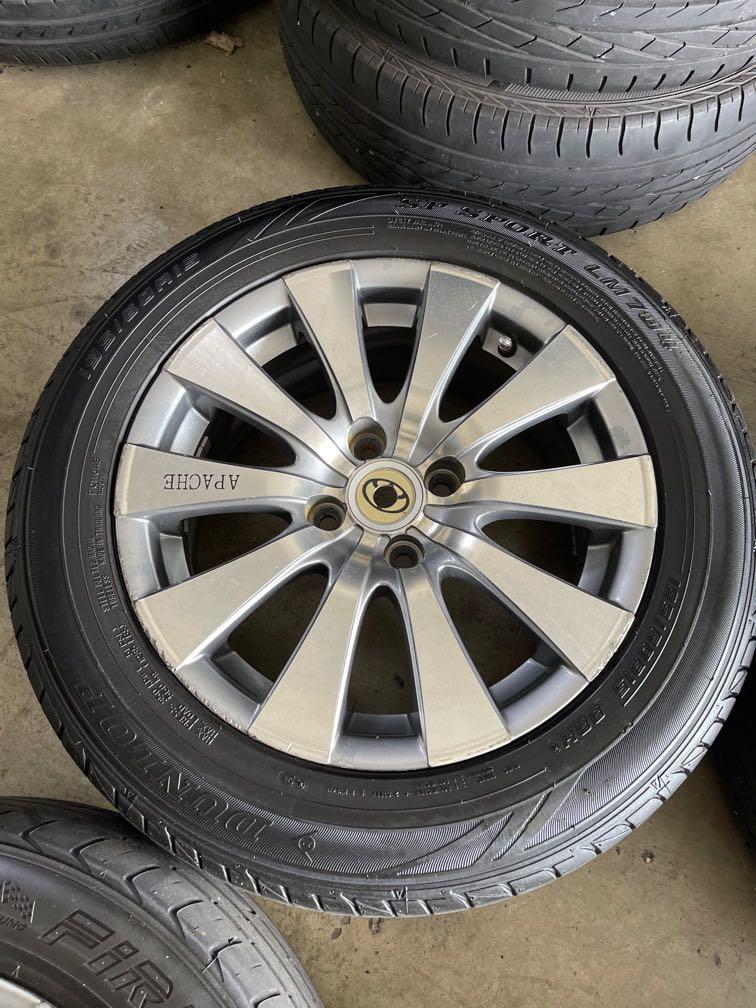Toyota Used 15 Inch Rims, Car Accessories, Tyres & Rims on Carousell