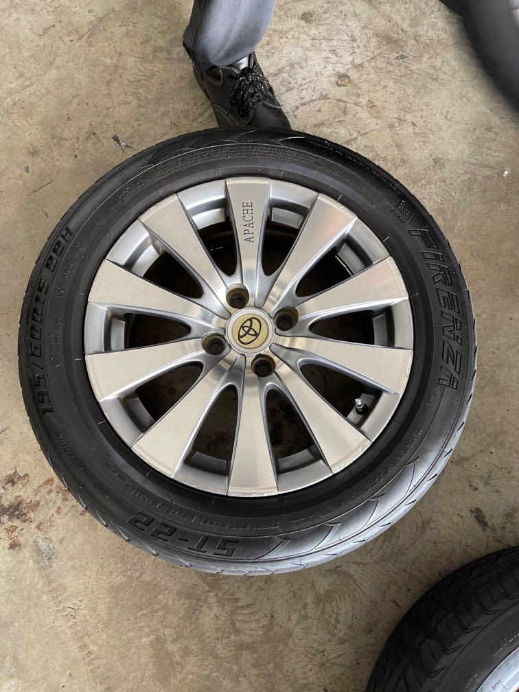 Toyota Used 15 Inch Rims, Car Accessories, Tyres & Rims on Carousell