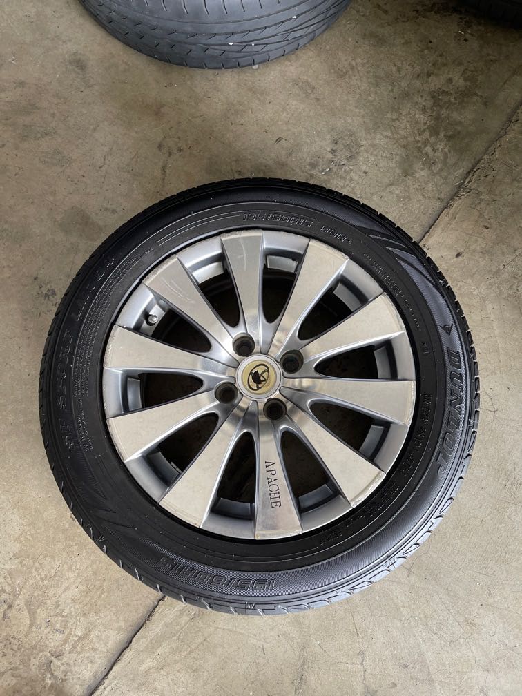 Toyota Used 15 Inch Rims, Car Accessories, Tyres & Rims on Carousell