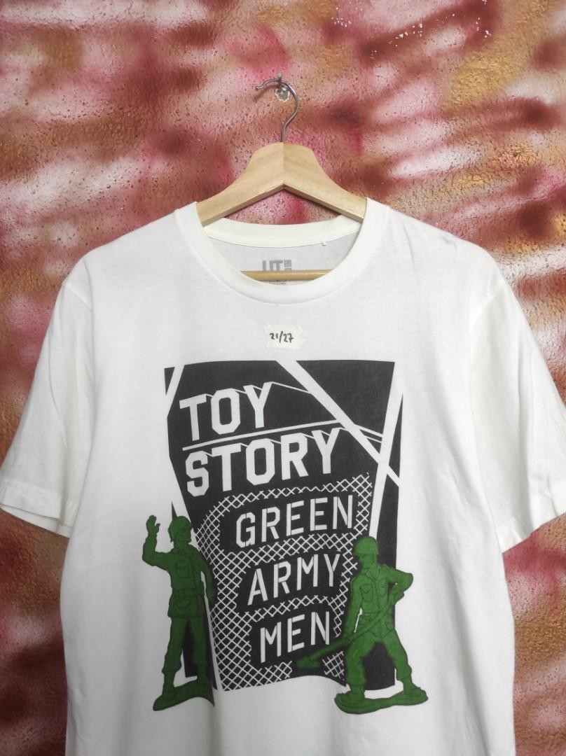ut uniqlo x Disney pixar toy story army tshirt, Men's Fashion, Tops ...