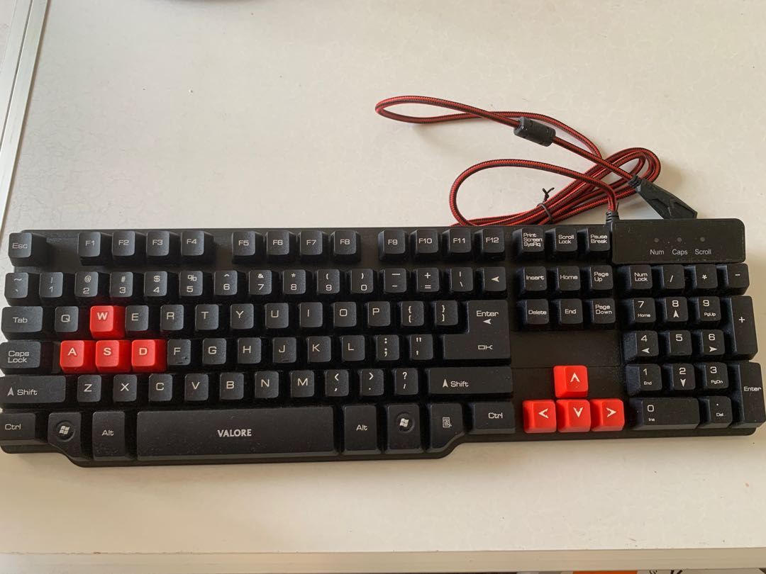 VALORE Gaming Keyboard, Computers & Tech, Parts & Accessories, Computer ...