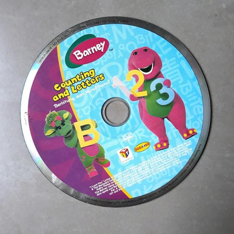 VCD Original Barney Edukatif Counting & Letters (Berhitung & Huruf ...