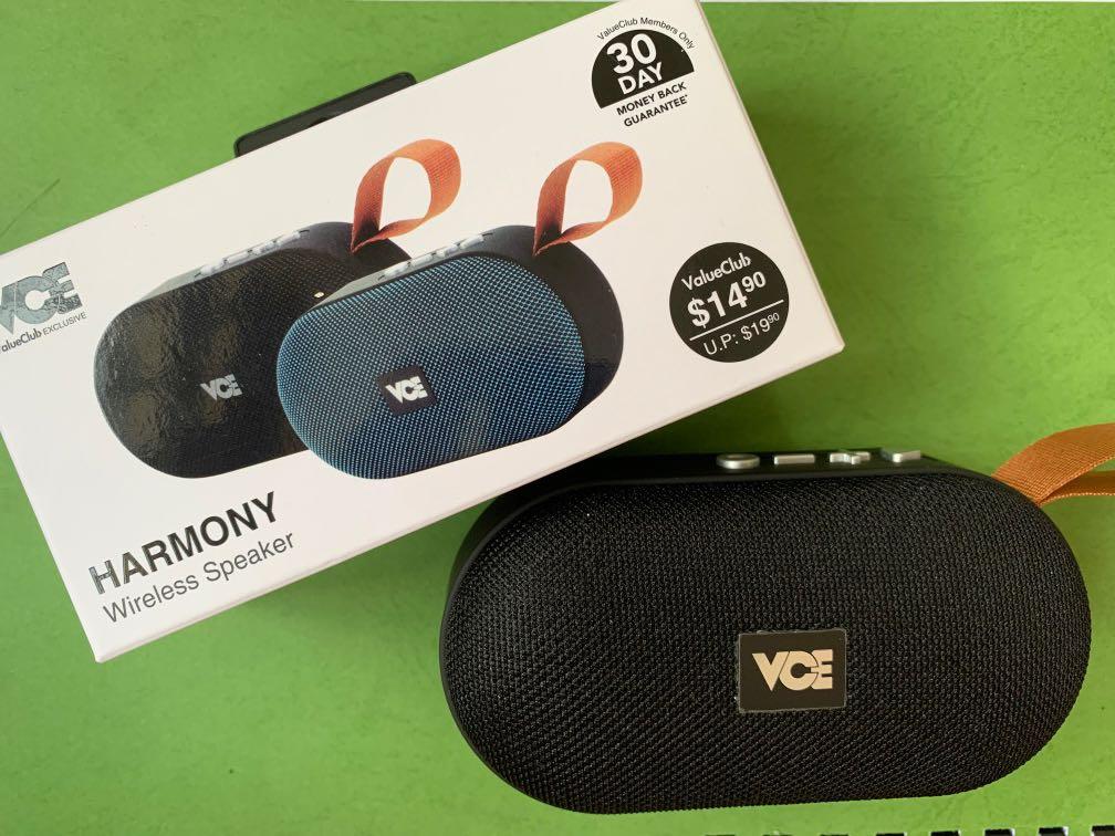VCE Harmony Wireless Speaker, Audio, Soundbars, Speakers & Amplifiers on Carousell