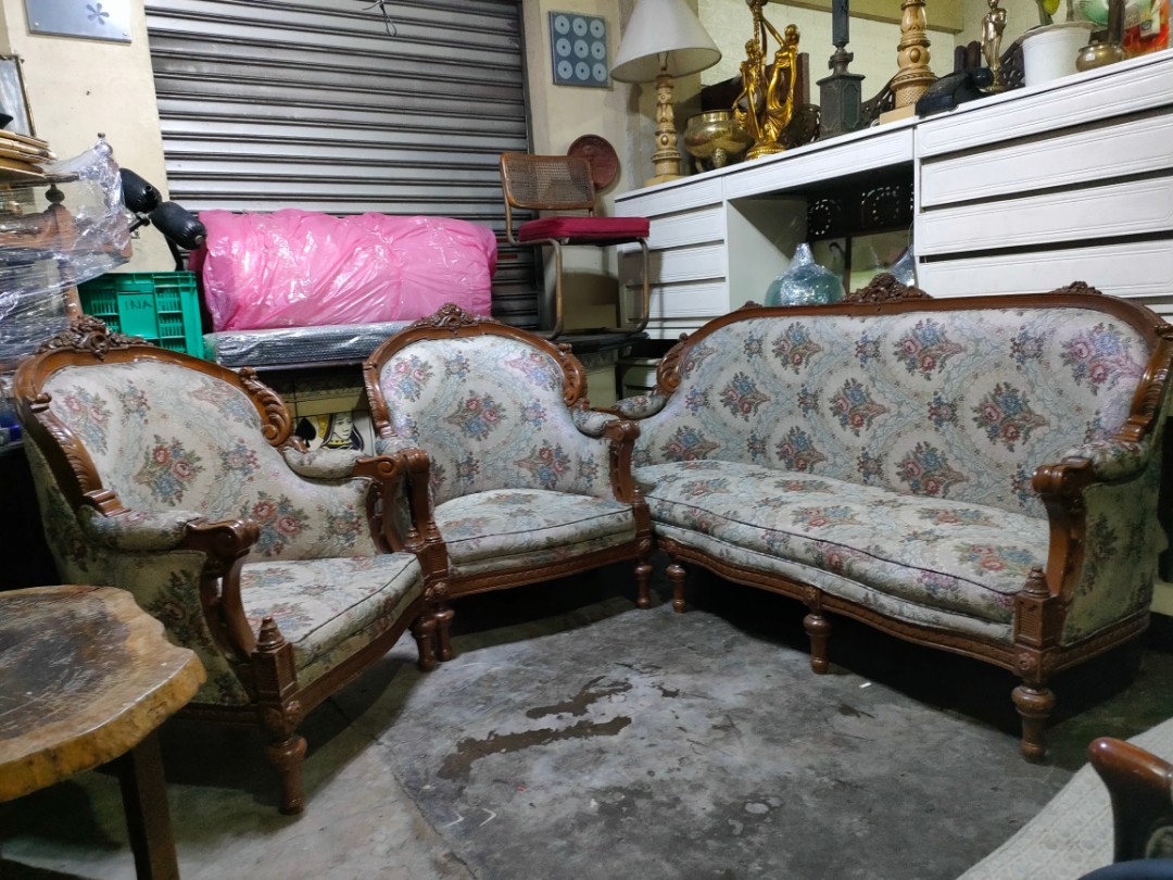 Victorian sala set, Furniture & Home Living, Furniture, Other Home ...