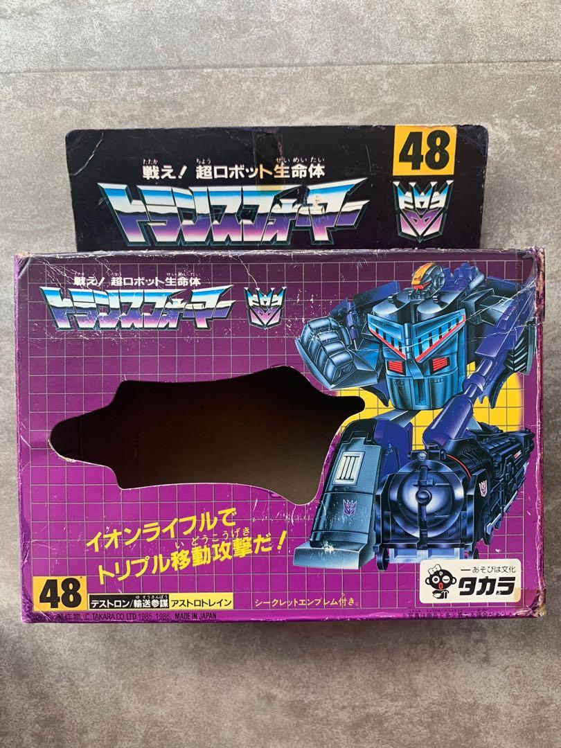 Vintage G1 Takara Transformer Astrotrain Japan Box, Hobbies & Toys ...