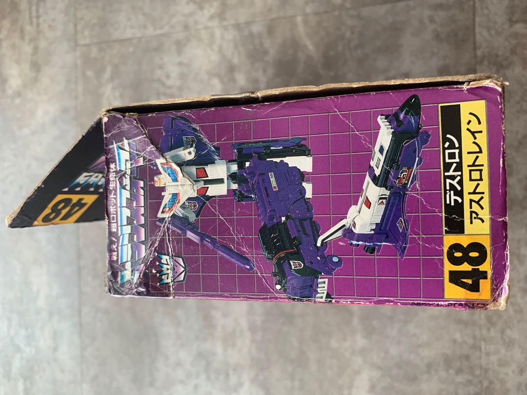 Vintage G1 Takara Transformer Astrotrain Japan Box, Hobbies & Toys ...