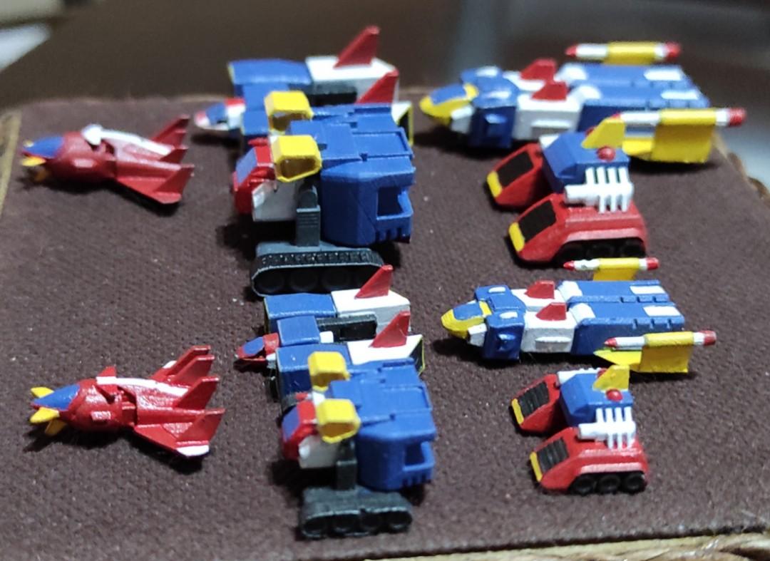 Voltes V 3D Printed Miniature Volt Machines Set, Hobbies & Toys, Toys ...