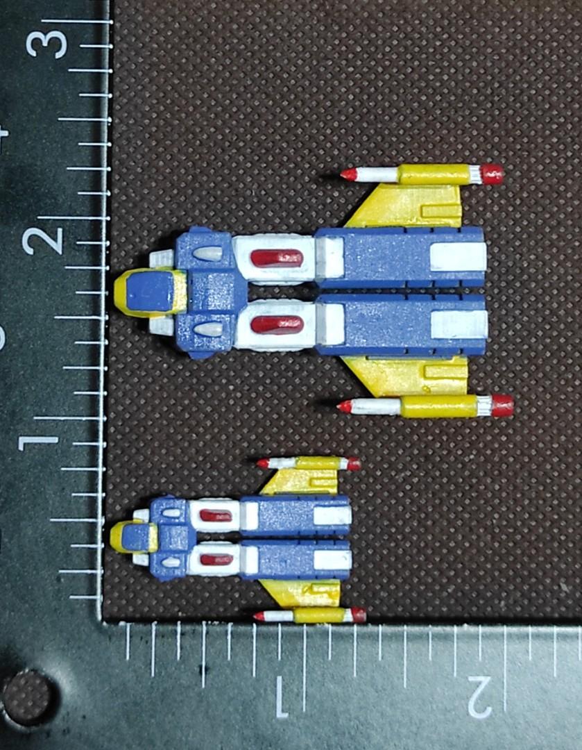 Voltes V 3D Printed Miniature Volt Machines Set, Hobbies & Toys, Toys ...