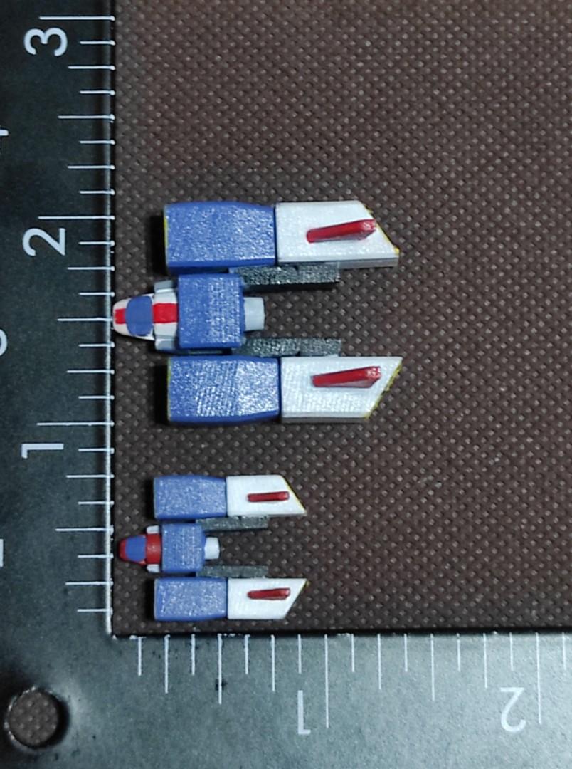 Voltes V 3D Printed Miniature Volt Machines Set, Hobbies & Toys, Toys ...