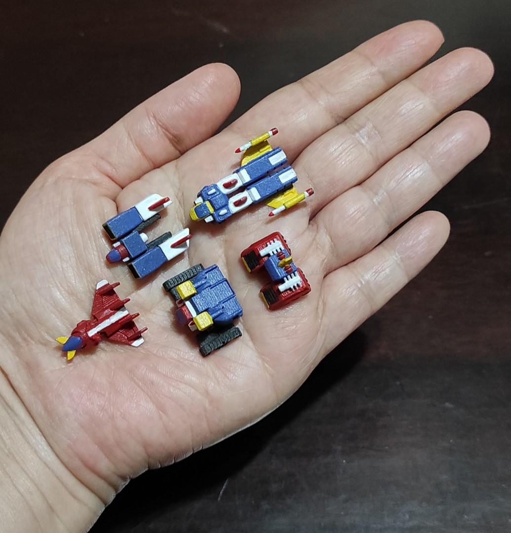 Voltes V 3D Printed Miniature Volt Machines Set, Hobbies & Toys, Toys ...