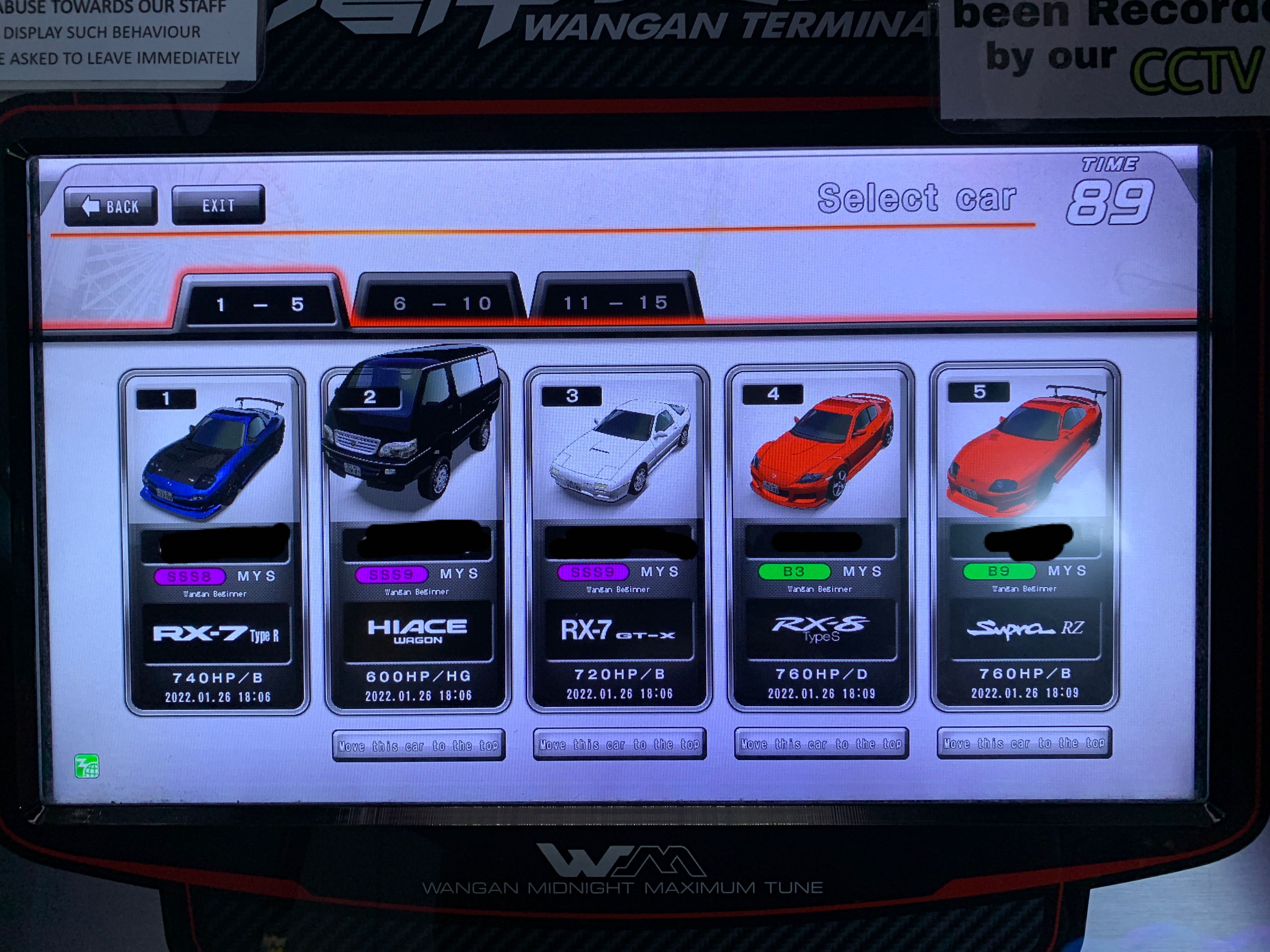 Wangan WMMT 6RR Banapassport, Video Gaming, Gaming Accessories, In-Game ...