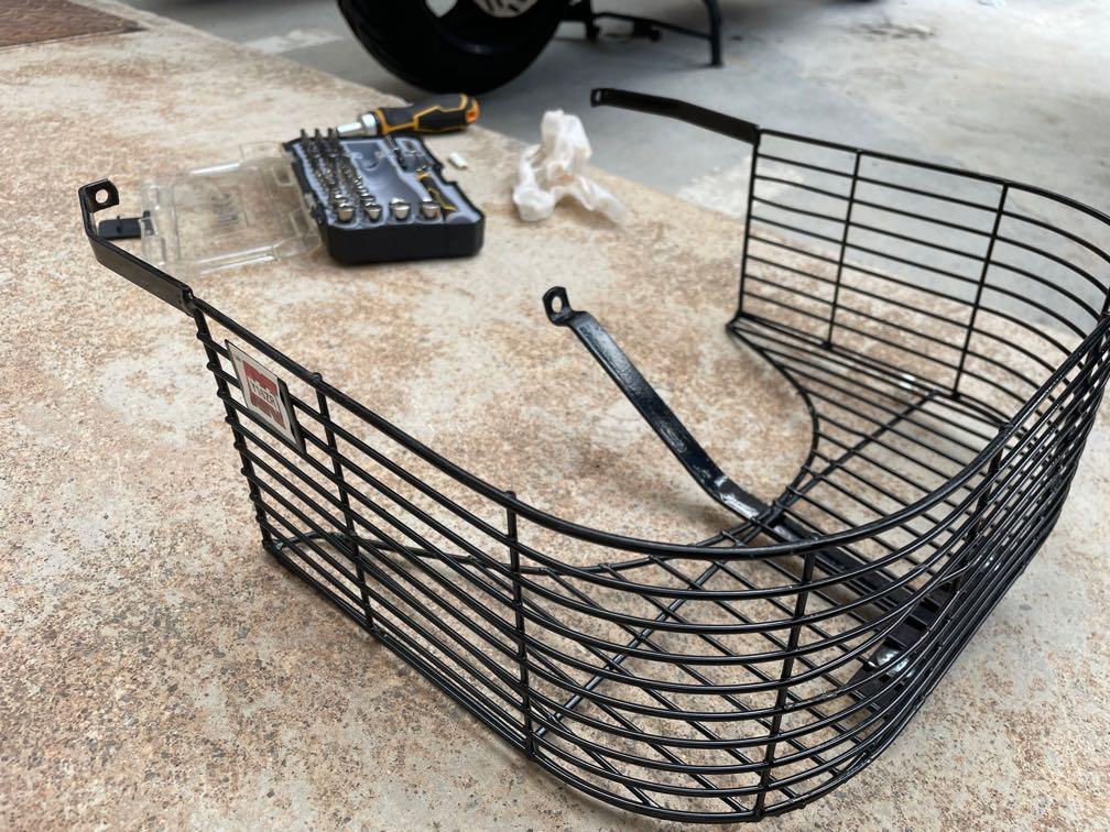 Y16ZR sniper 155 front basket, Motorcycles, Motorcycle Accessories on ...