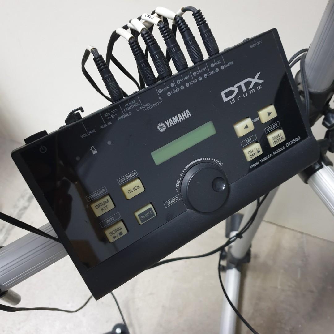 Yamaha DTX500, Hobbies & Toys, Music & Media, Musical Instruments on ...