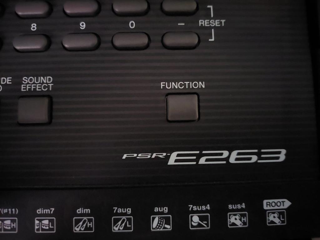 YAMAHA PSR-E263 Portable Piano Keyboard, Audio, Portable Music Players ...
