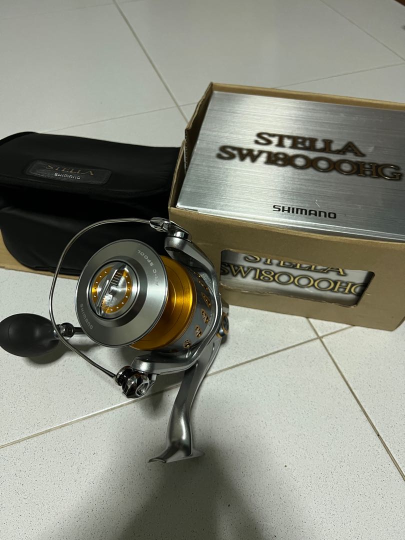 ‘08 Shimano Stella SW18000HG, Sports Equipment, Fishing on Carousell