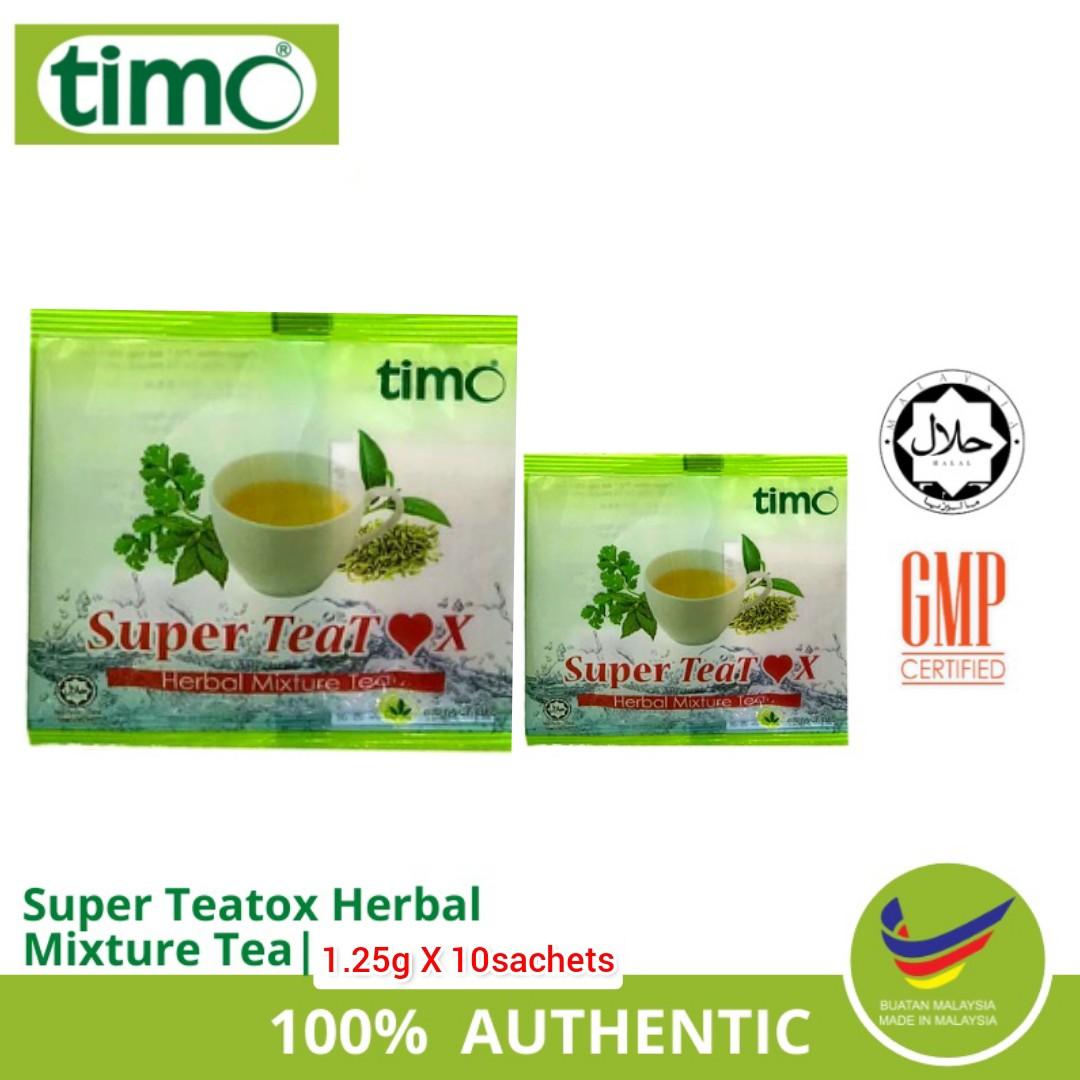 1 sachet X 1.25g Timo Super Teatox herbal mixture tea antioxidant ...