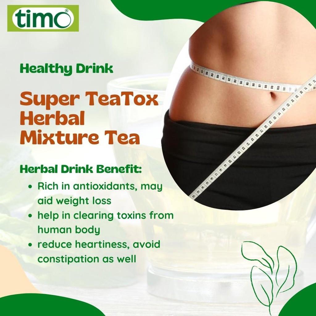 1 sachet X 1.25g Timo Super Teatox herbal mixture tea antioxidant ...